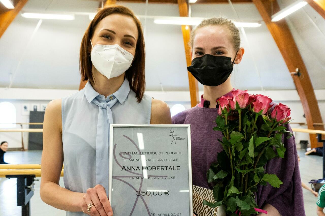 Anna Roberta was awarded the Estonian Ballet Union scholarship for an ...